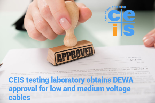 CEISLAB testing laboratory obtains DEWA approval for low and medium ...